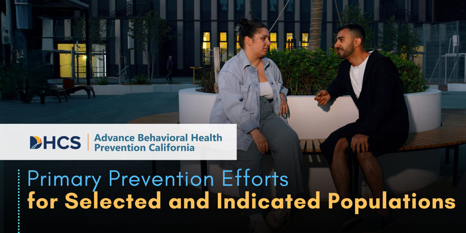 Primary Prevention Efforts for Selected and Indicated Populations Part ...